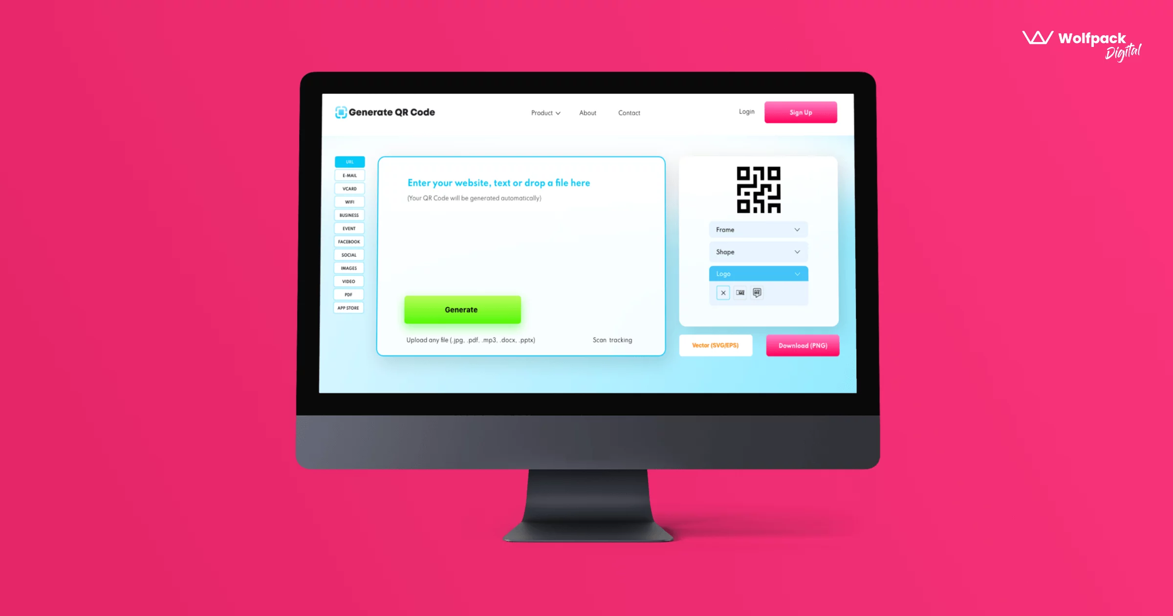 Generate QR Code | An elevated QR code generator platform.